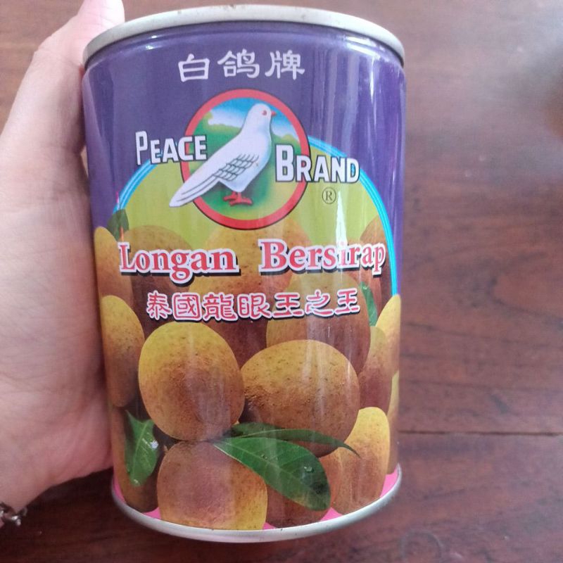 Jual LL - longan kaleng longan sirup kaleng peace brand BALA | Shopee ...