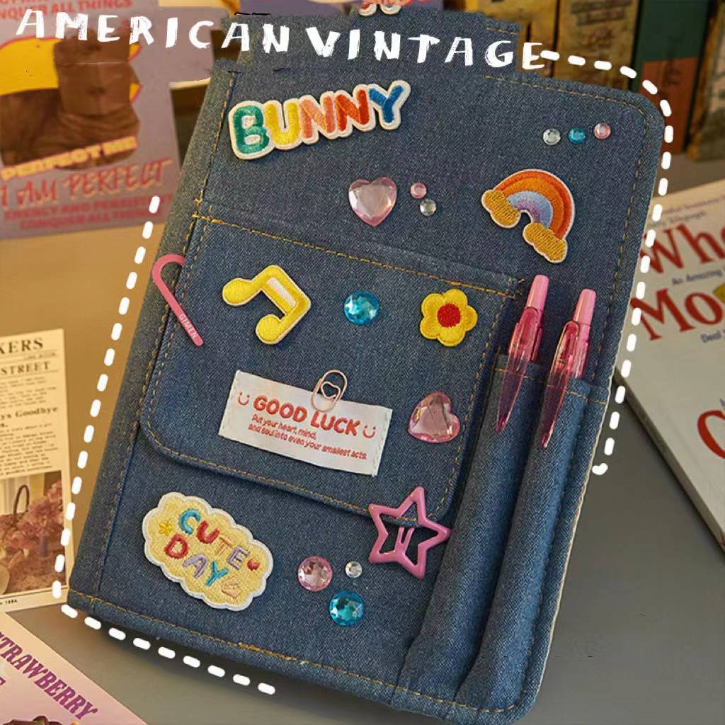 Jual y2k Notebook A5 Cover binder American Vintage Binder Buku diary ...