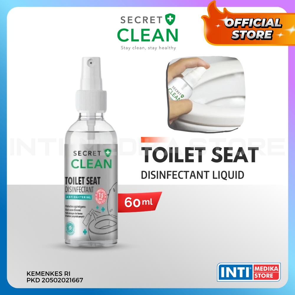 Jual SECRET CLEAN - Toilet Disinfectant 60ml | Disinfektan Pembersih ...