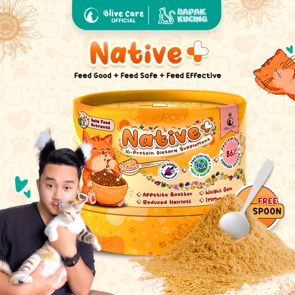 Jual Vitamin kucing gemuk,bulu lebat anti sakit dan nafsu makan NATIVE ...