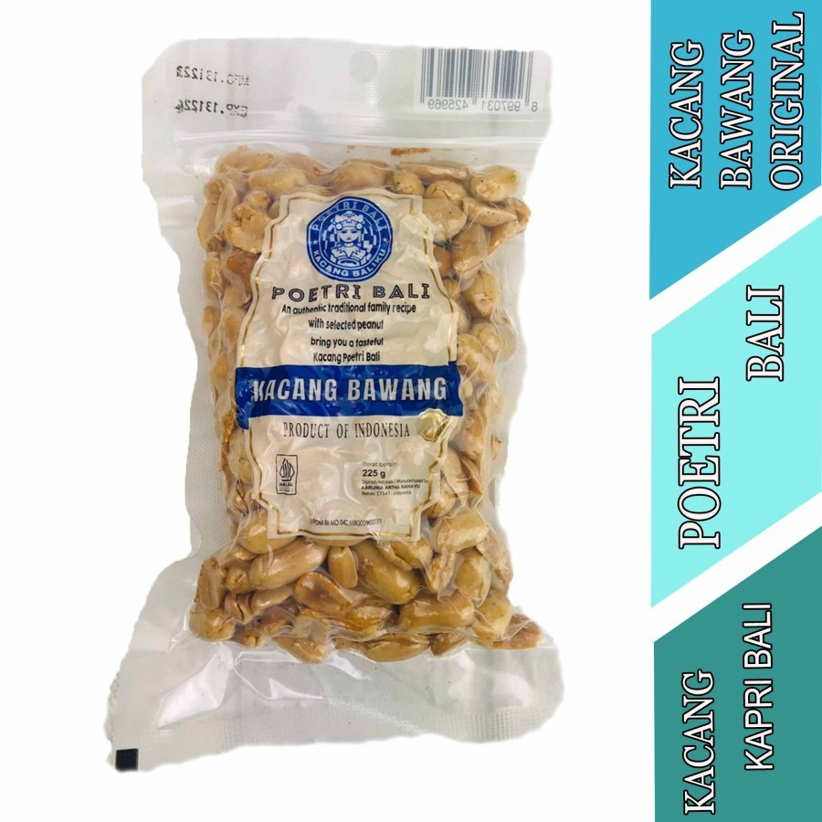 Jual Kacang Bawang Original - Poetri Bali - Kacang Kapri - 225gr ...