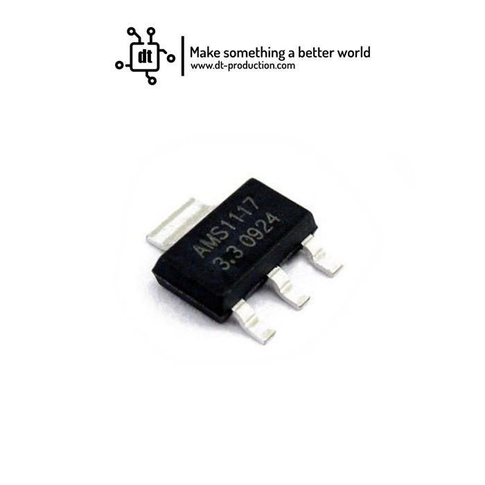 Jual AMS1117 5v 3.3v regulator SOT223 1A | Shopee Indonesia