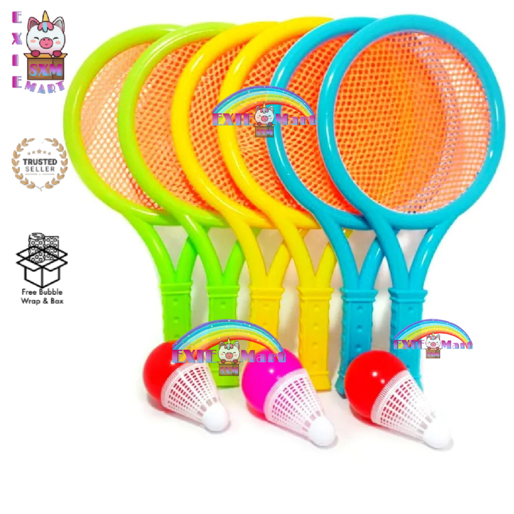 Jual MAINAN ANAK [LU7] RAKET BULU TANGKIS TENIS - MAINAN PERLENGKAPAN ...