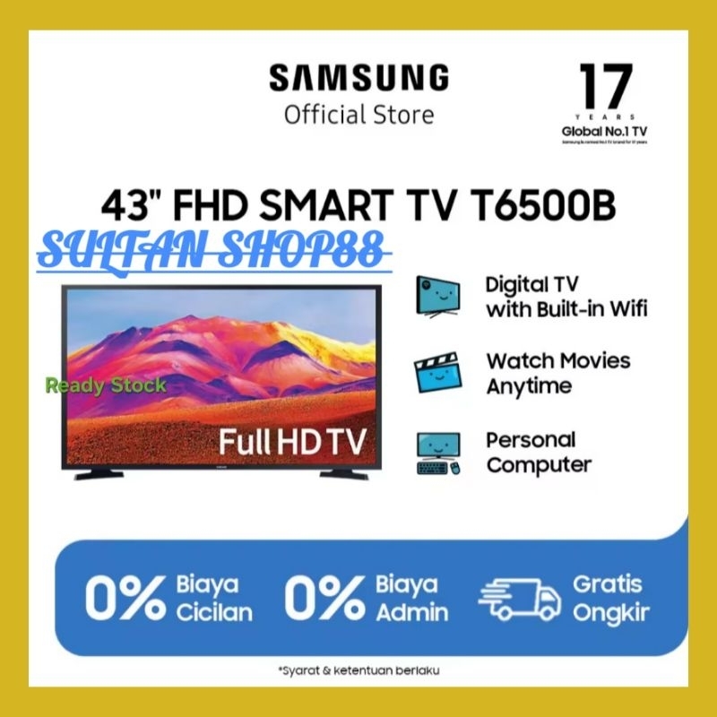 Jual SAMSUNG UA43T6500 43 INCH SUPER SMART TV FULL HD DIGITAL I 43T6500 SAMSUNG SMART TV ...