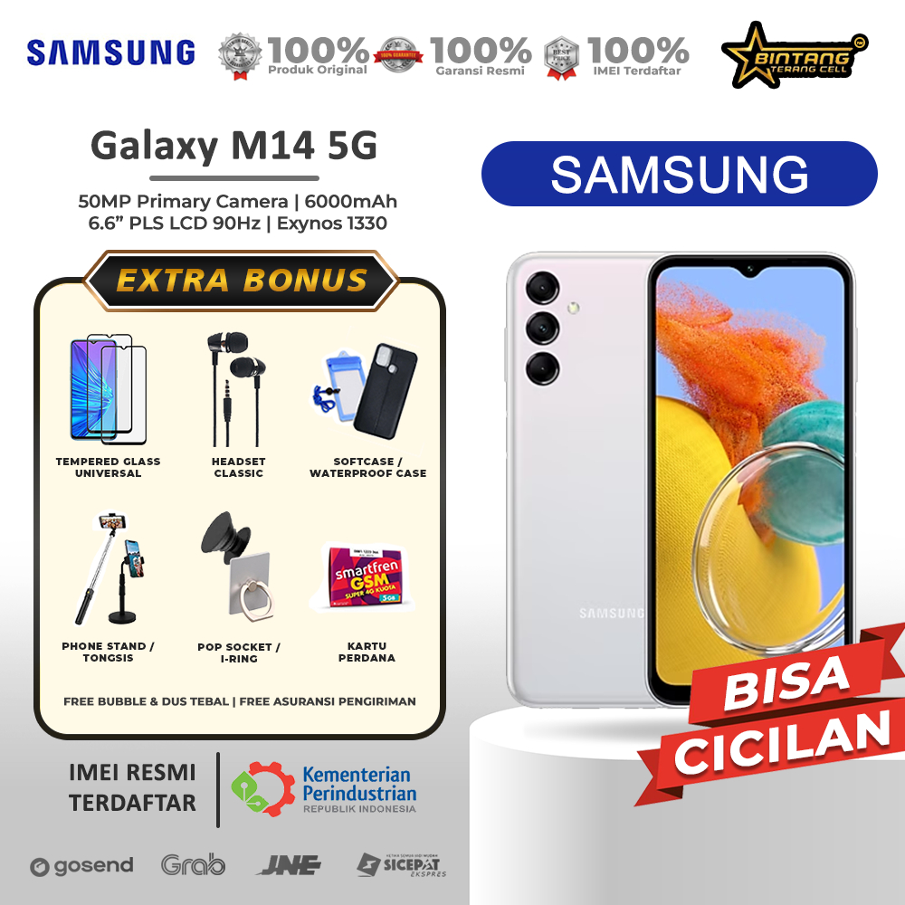 Jual Samsung M14 5G NFC ram 6/128Gb M15 5G ram 6/128gb Garansi Resmi ...