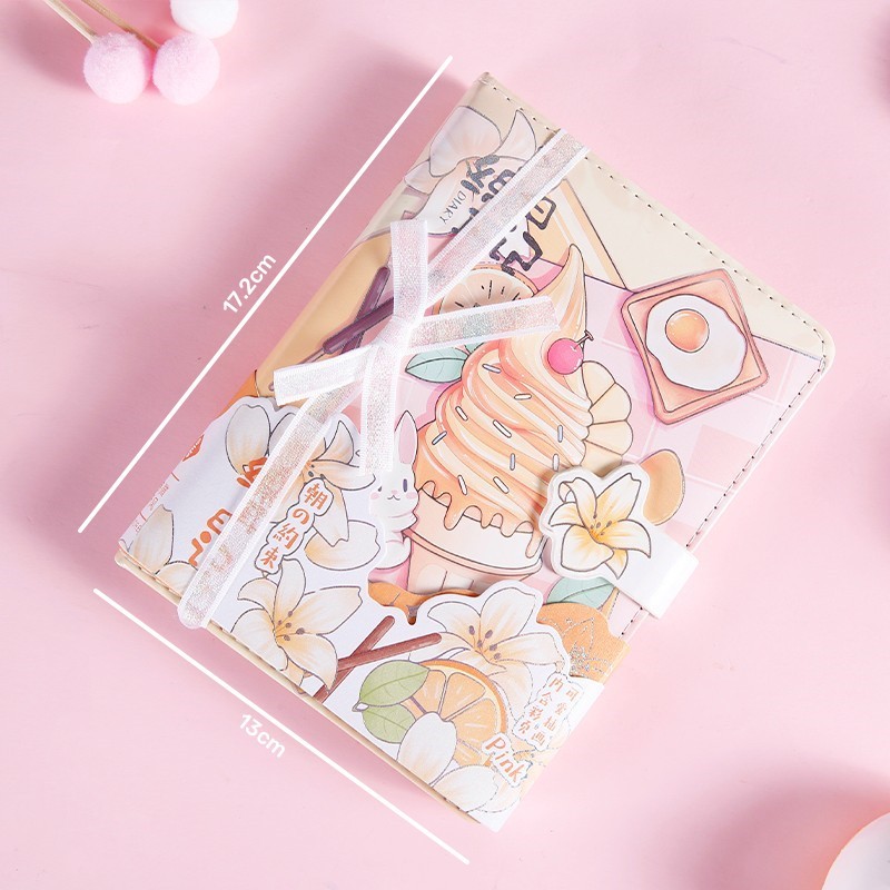 Jual Bronzing magnetic buckle notebook pu cantik Agenda diary aesthetic ...