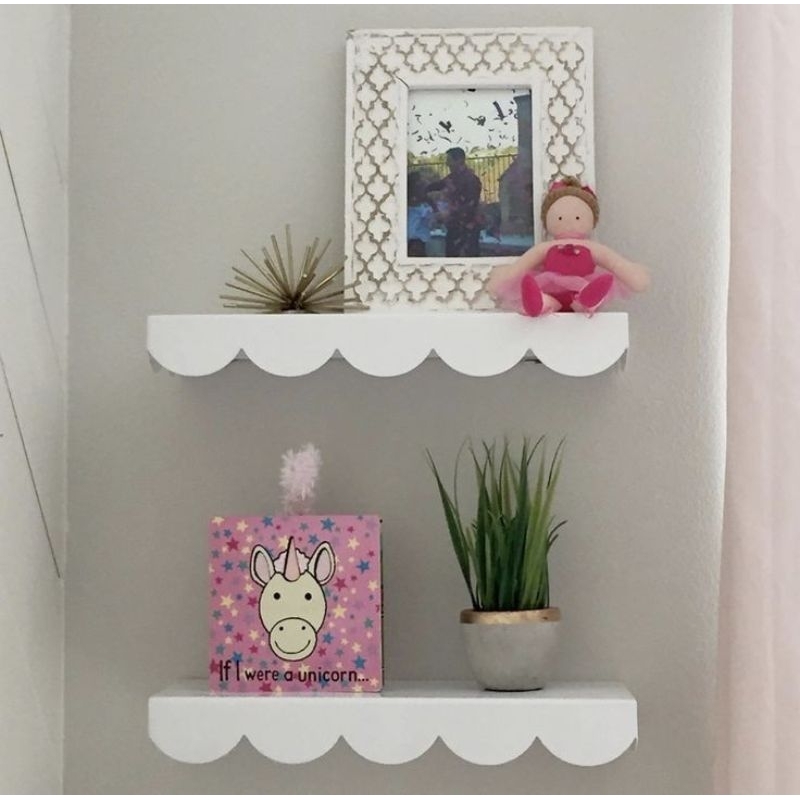 Jual ambalan kayu motif gelombang putih/dekorasi dinding | Shopee Indonesia