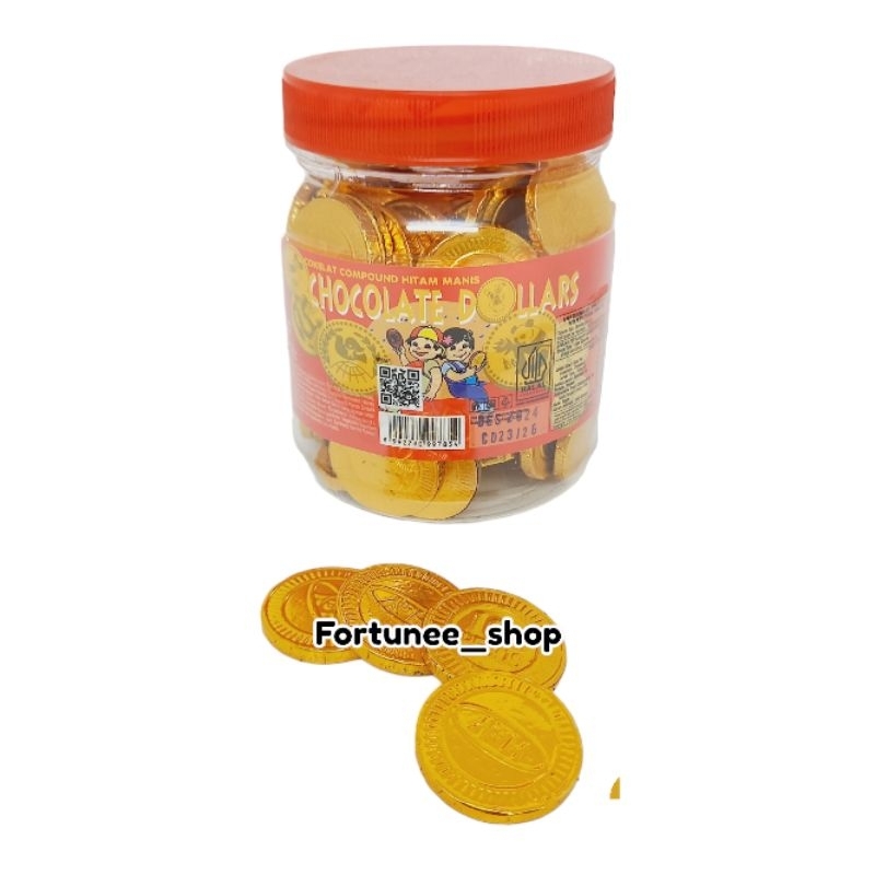 Jual Dollar Mini / Coklat Koin isi 100 / Coklat Keping / Dollar Kecil ...