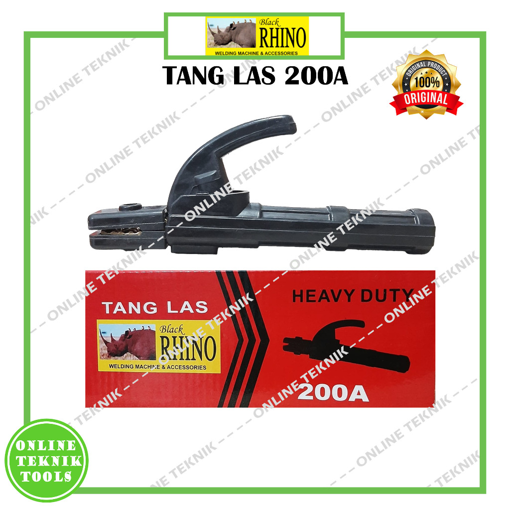 Jual RHINO Tang Las 200A - Stang Las Electrode Holder 200 Ampere ...