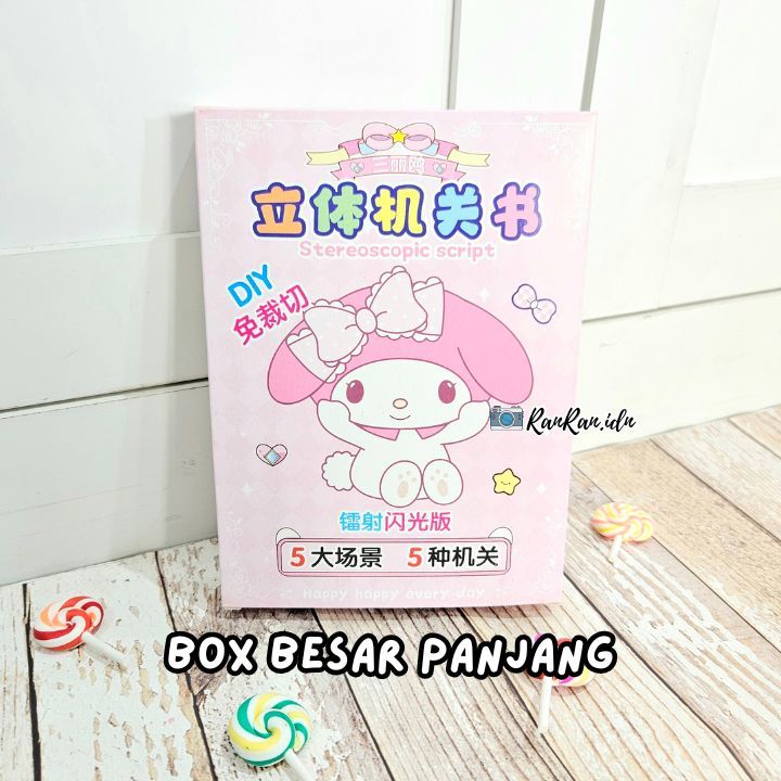 Jual Sanrio Quiet book Cinnamoroll Kuromi Buku Diy Handmade Toys Paper ...