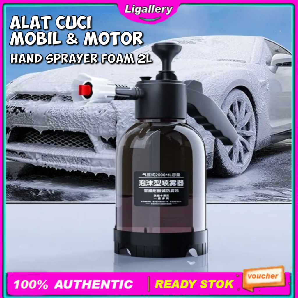 Jual Hand Snow Foam Wash Sprayer 2L Alat Semprot Cuci Motor Mobil Salju ...