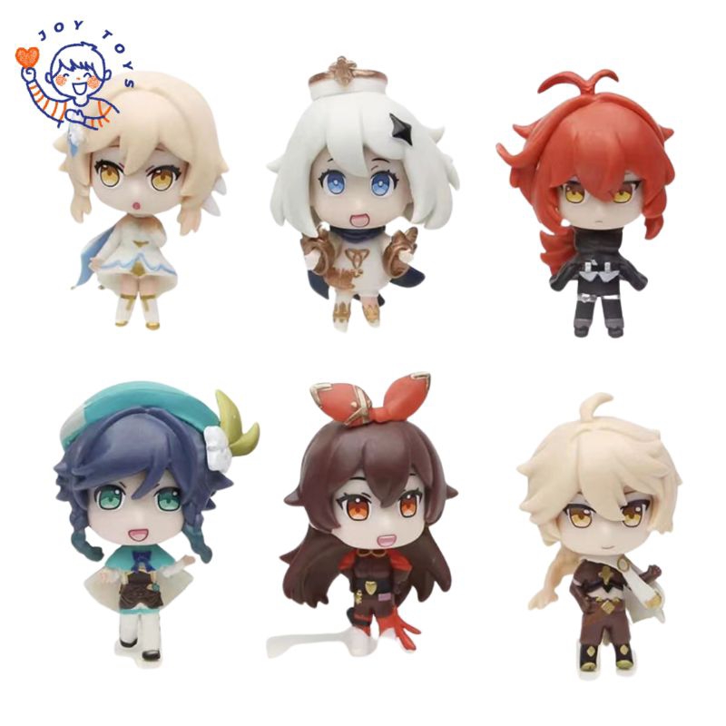 Jual GENSHIN IMPACT CHIBI PAIMON 8 CM 6 PCS | Shopee Indonesia
