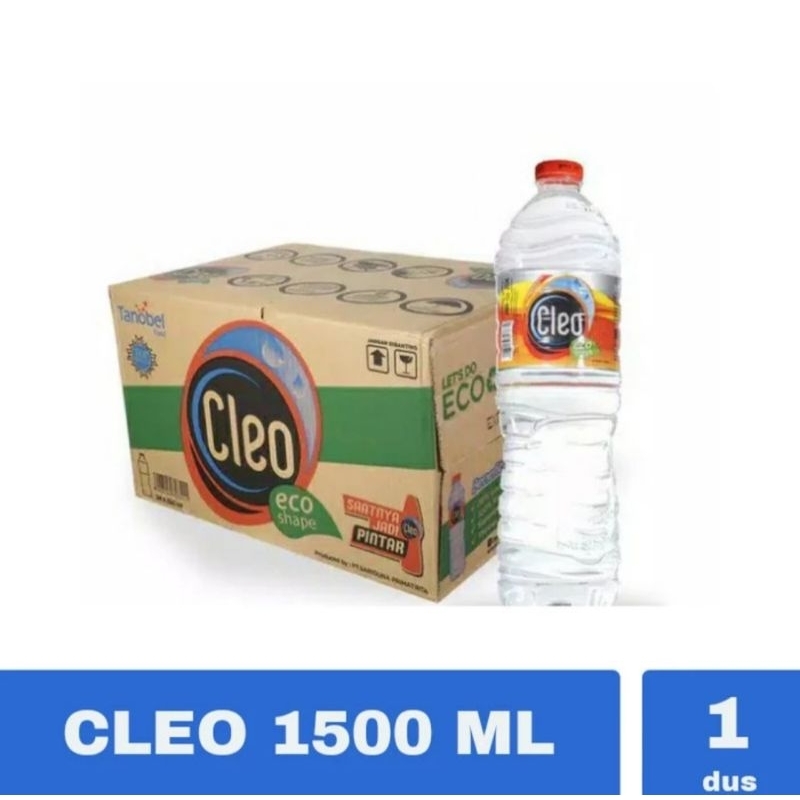 Jual Cleo 1500 ml 1 dus 12 pc | Shopee Indonesia