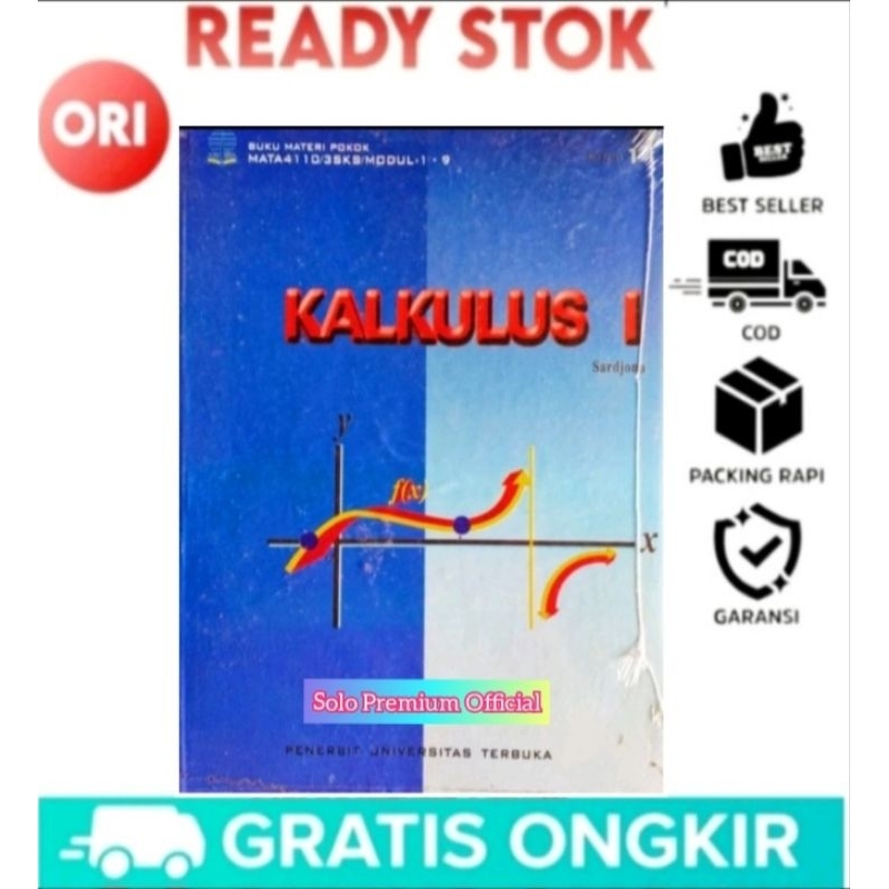Jual Buku Kalkulus 1 Sardjono Universitas Terbuka | Shopee Indonesia