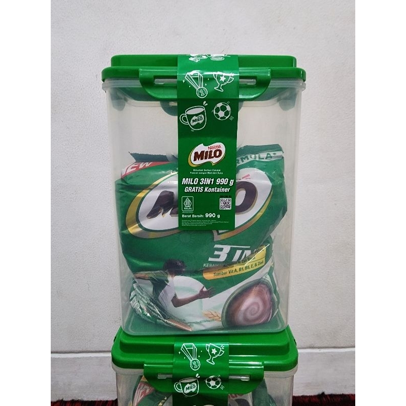 Jual Milo 3 in 1 990gr + Toples Expire 09/2024 | Shopee Indonesia