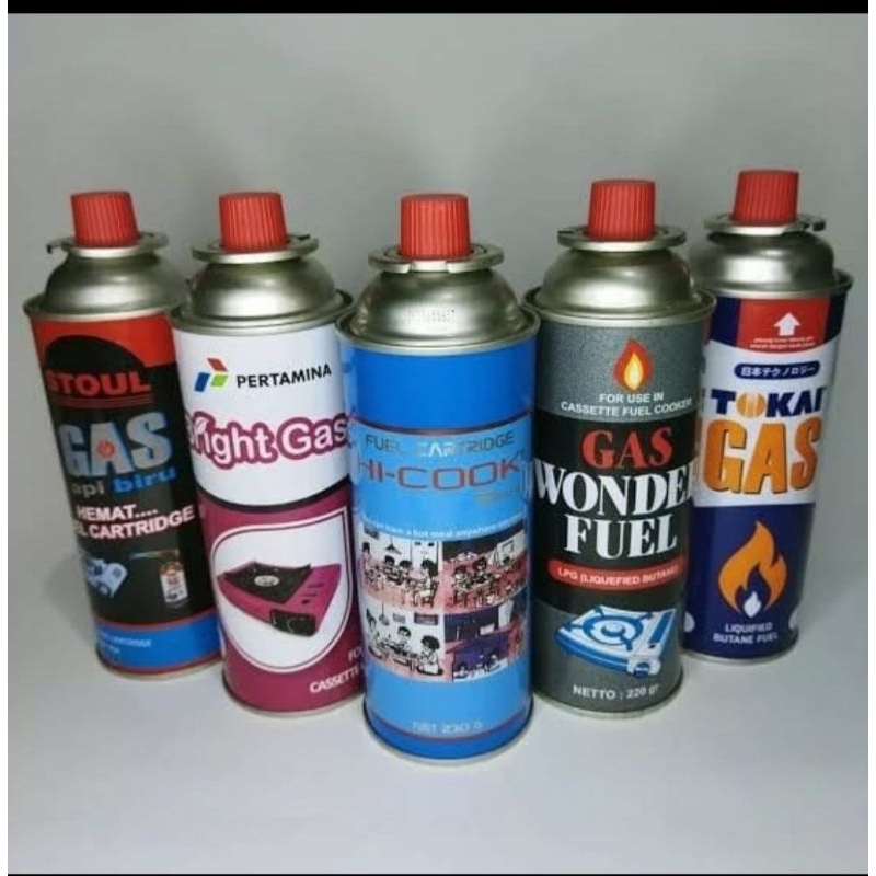 Jual Gas Tabung Mini / Tabung gas portable / Gas kaleng 230gr / Gas ...