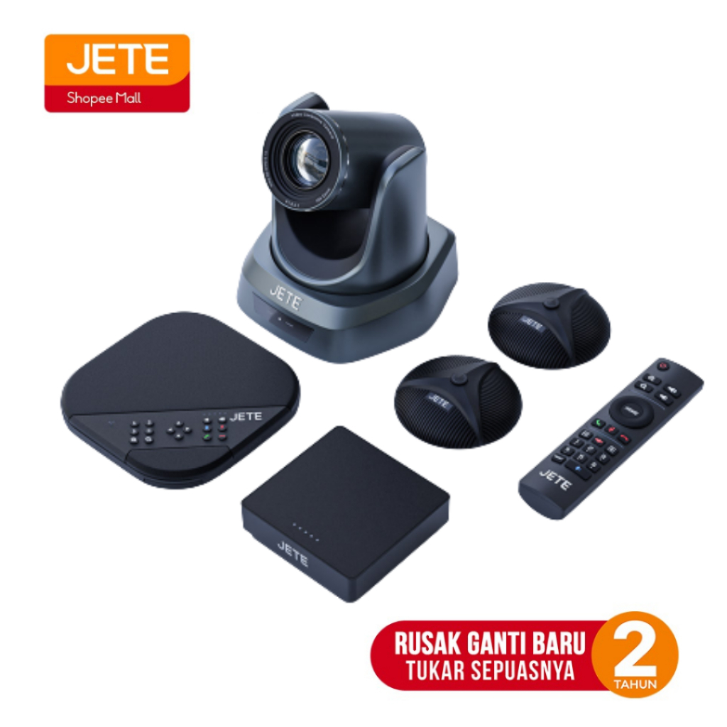 Jual JETE Group Webcam Video Conference 10x Zoom with 2 Expansion ...