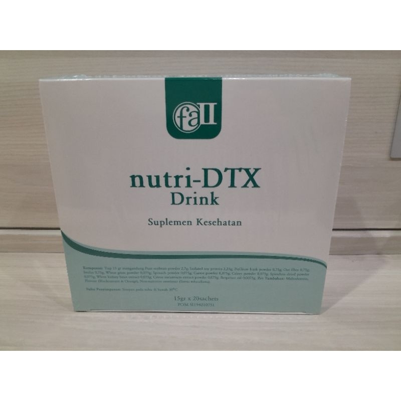 Jual Nutri Dtx drink 20 sachet | Shopee Indonesia