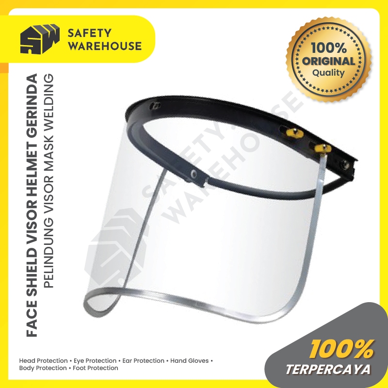 Jual Gosave Face Shield Visor Albeca Helm Gerinda Pelindung Las Wajah Alat Safety | Shopee Indonesia
