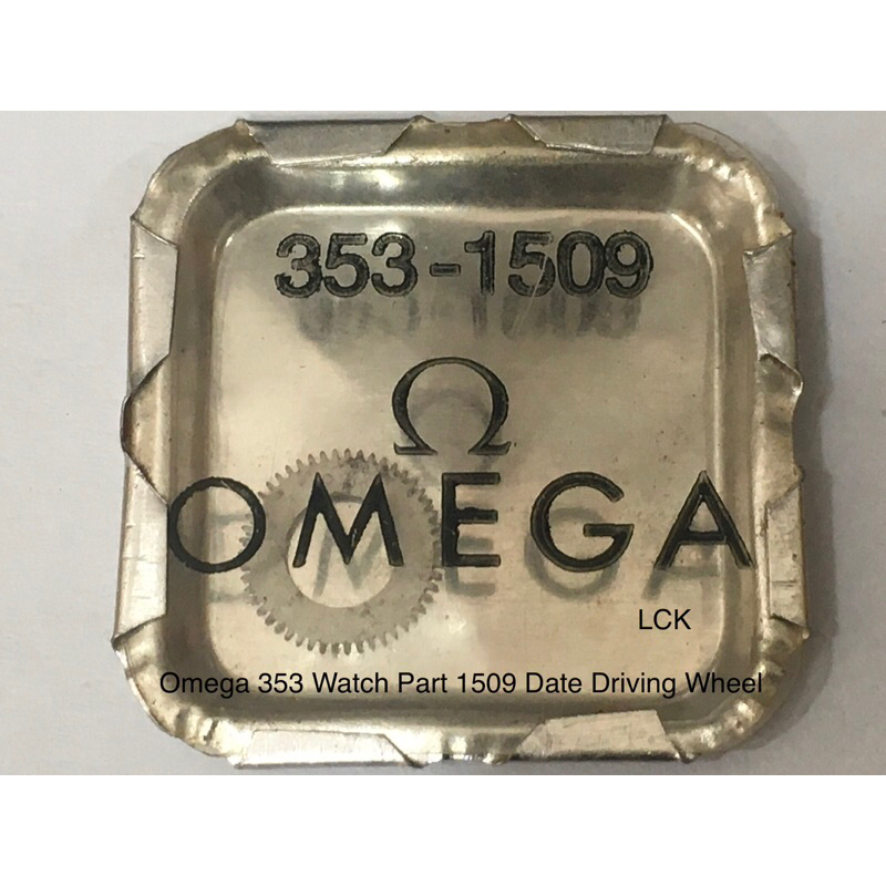 Jual Omega 353 Watch Part 1509 Date Driving Wheel / Omega 353 Part 1509 ...