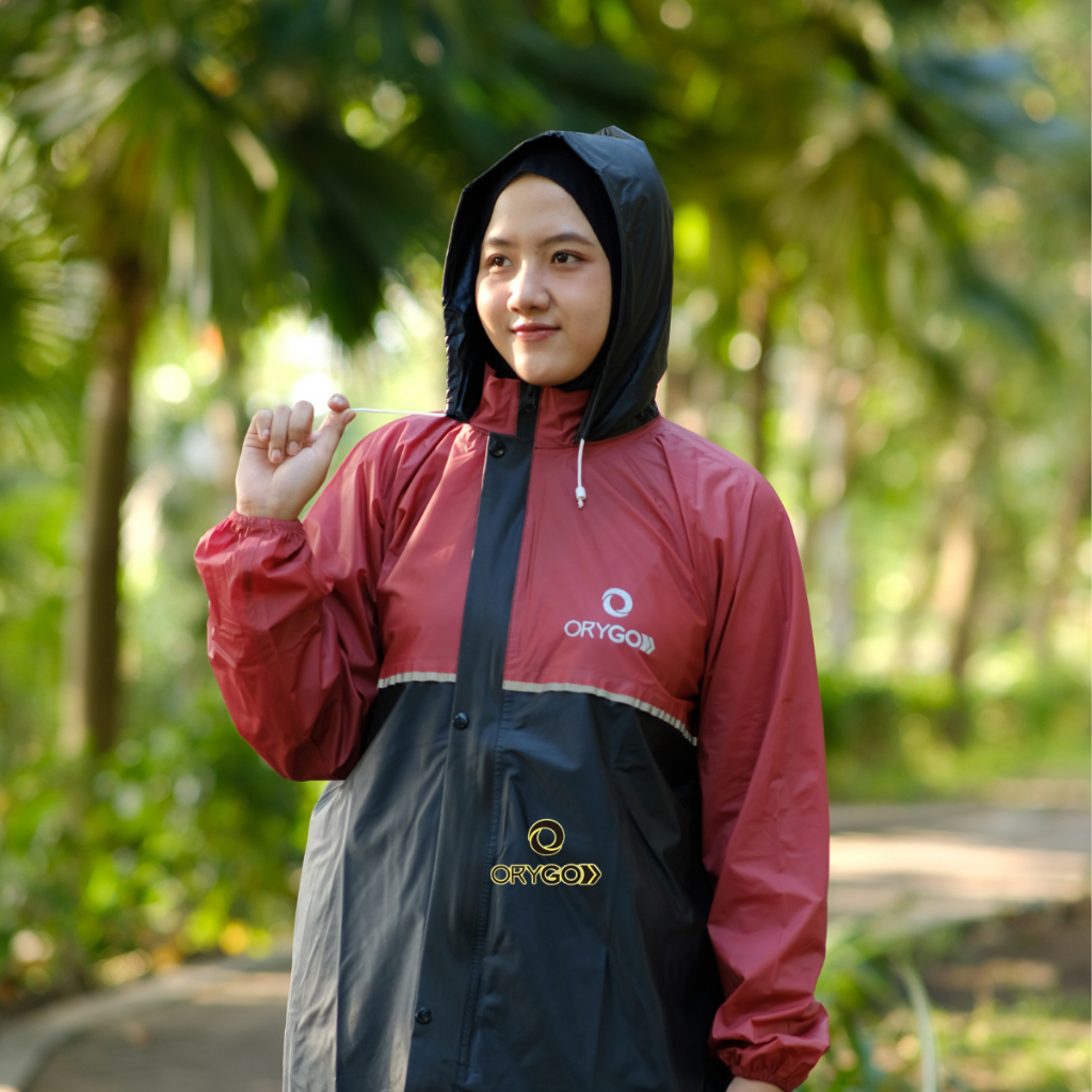 Jual JAS HUJAN, RAINCOAT Pria Wanita Terbaru By ORYGO Anti Rembes Original | Shopee Indonesia