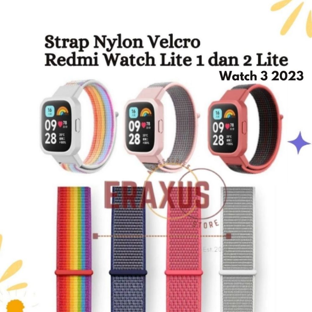 Jual [Eraxus] Strap Nylon Mi Watch Lite / Redmi Watch 2 Lite / Redmi Watch 3 / Redmi Watch 3 ...