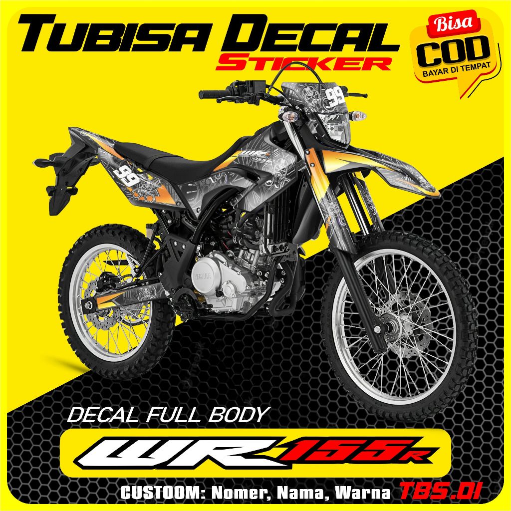 Jual Decal Sticker Full Body WR 155 - Stiker Striping Standar WR 155 ...