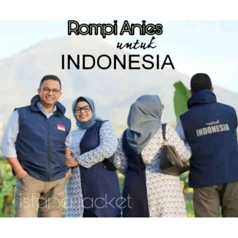 Jual ROMPI ANIES BASWEDAN UNTUK INDONESIA VIRAL CASUAL KEREN TERBARU ...