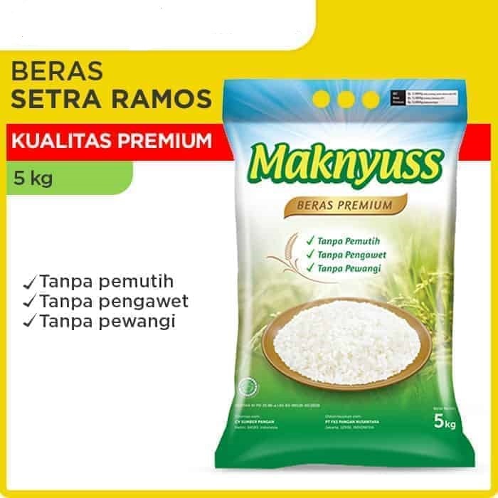 Jual Beras Super Premium Maknyus 5kg | Shopee Indonesia
