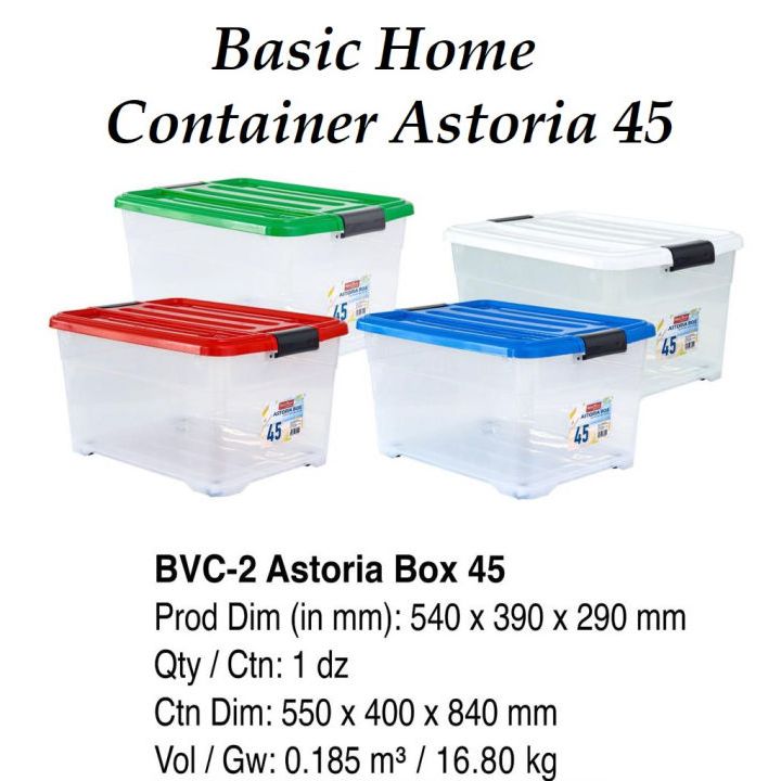 Jual LION STAR BASIC HOME CONTAINER BOX ASTORIA 10/15/30/45/55L ...