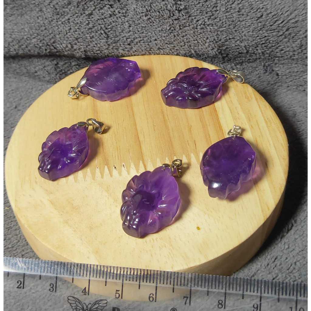 Jual Pendant Natural Amethyst Carving Fox with Nine Tail Top Grade ...
