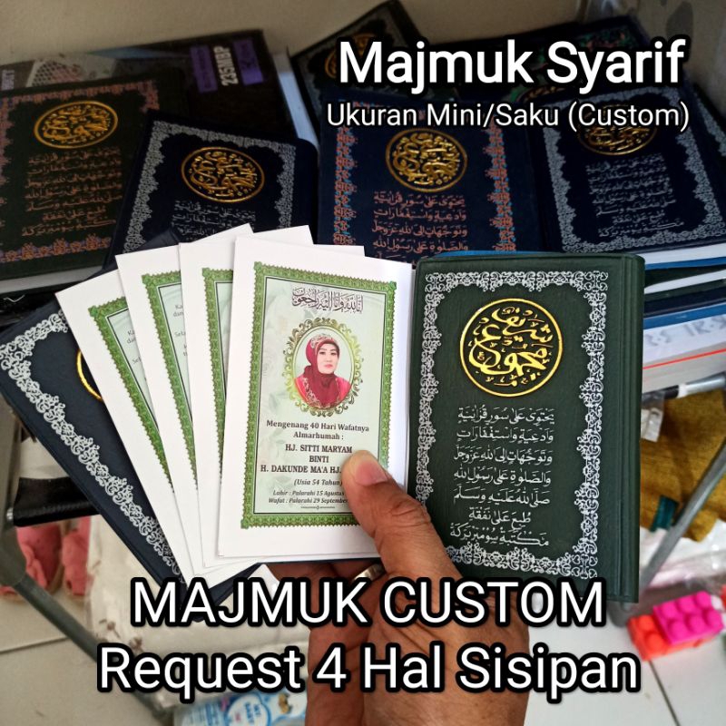 Jual Majmu Syarif Kumpulan Doa-do'a harian lengkap Buku Yasin Tahlil ...
