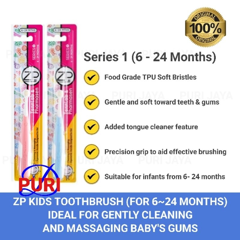 Jual ZP Kids Toothbrush Series 1 2 3 Toodler Sikat Gigi Anak Bayi ...