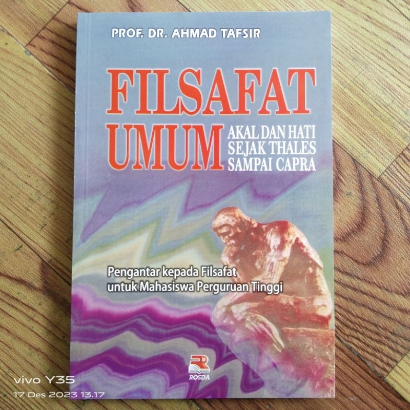 Jual Buku, FILSAFAT UMUM, EDISI REVISI, (Prof. Dr. Ahmad Tafsir) | Shopee Indonesia