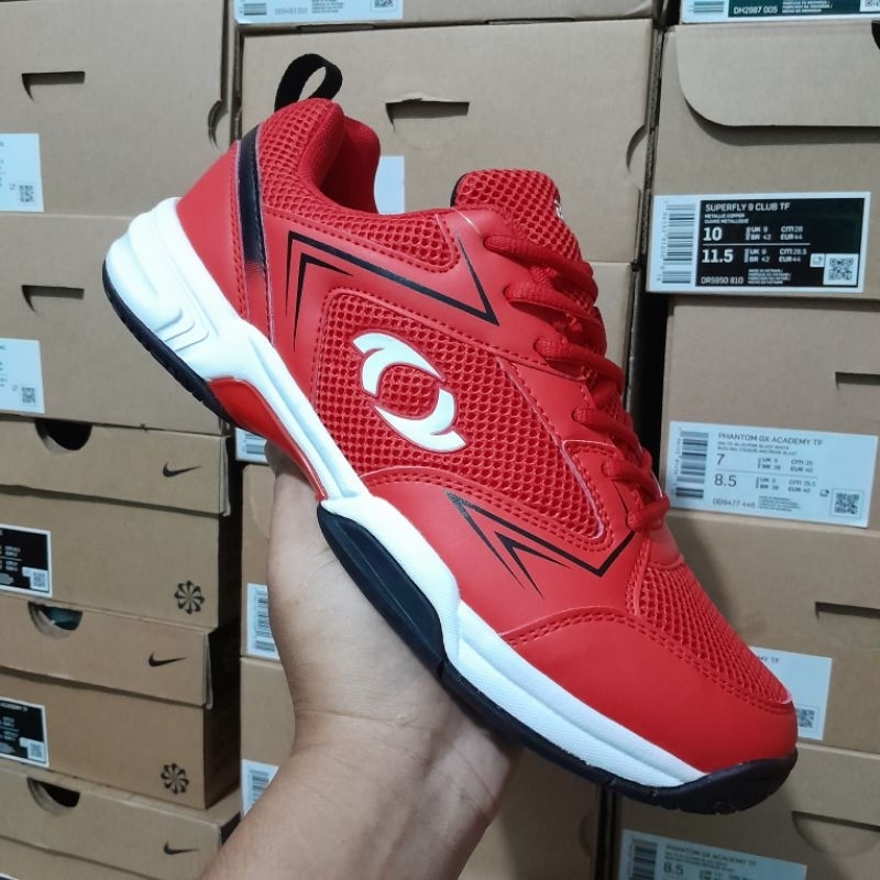 Jual Astec Sepatu Badminton Haller Red Black Original Bnib | Shopee ...