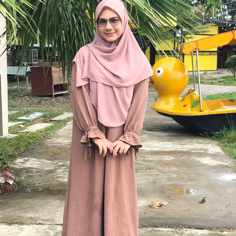 Jual ABAYA SYAMINA CRINCLE | Shopee Indonesia