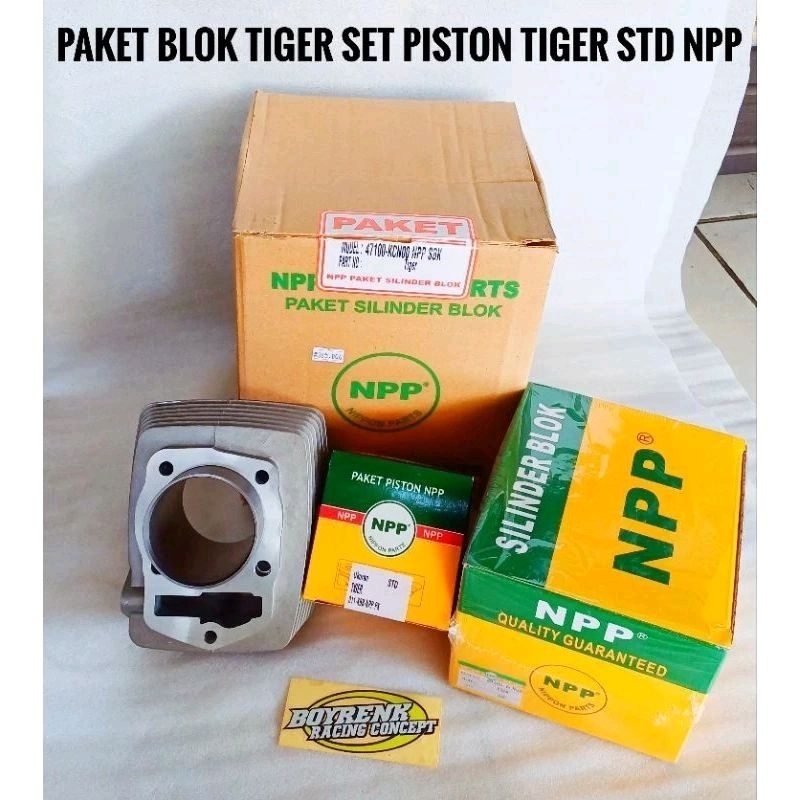 Jual CYLINDER BLOK SEHER SET PISTON TIGER NPP - BOYRENK RACING CONCEPT ...