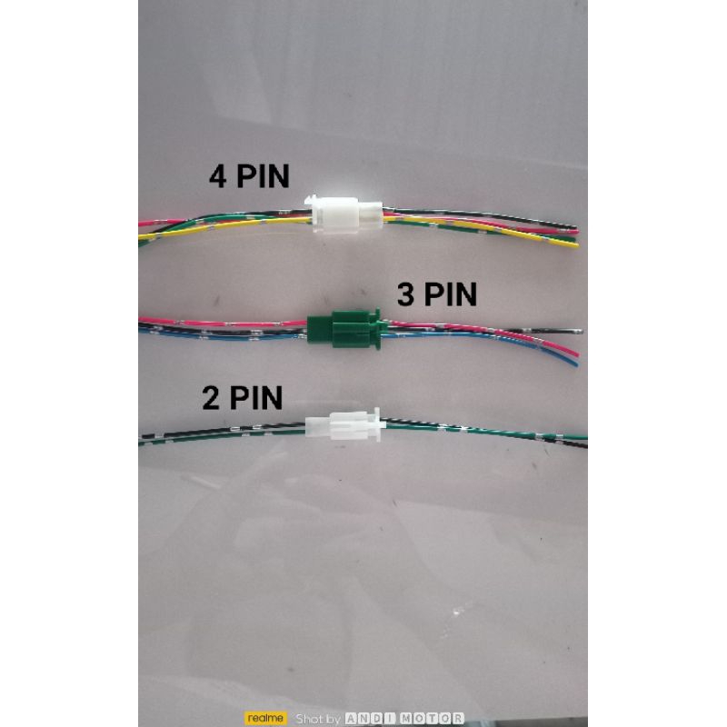 Jual sambungan soket 2 pin 3 pin 4 pin soket cowo cewek | Shopee Indonesia