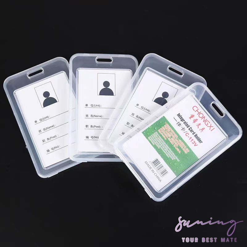 Jual Name Tag id card holder plastik 2 sisi NFC-Suning Mall | Shopee ...