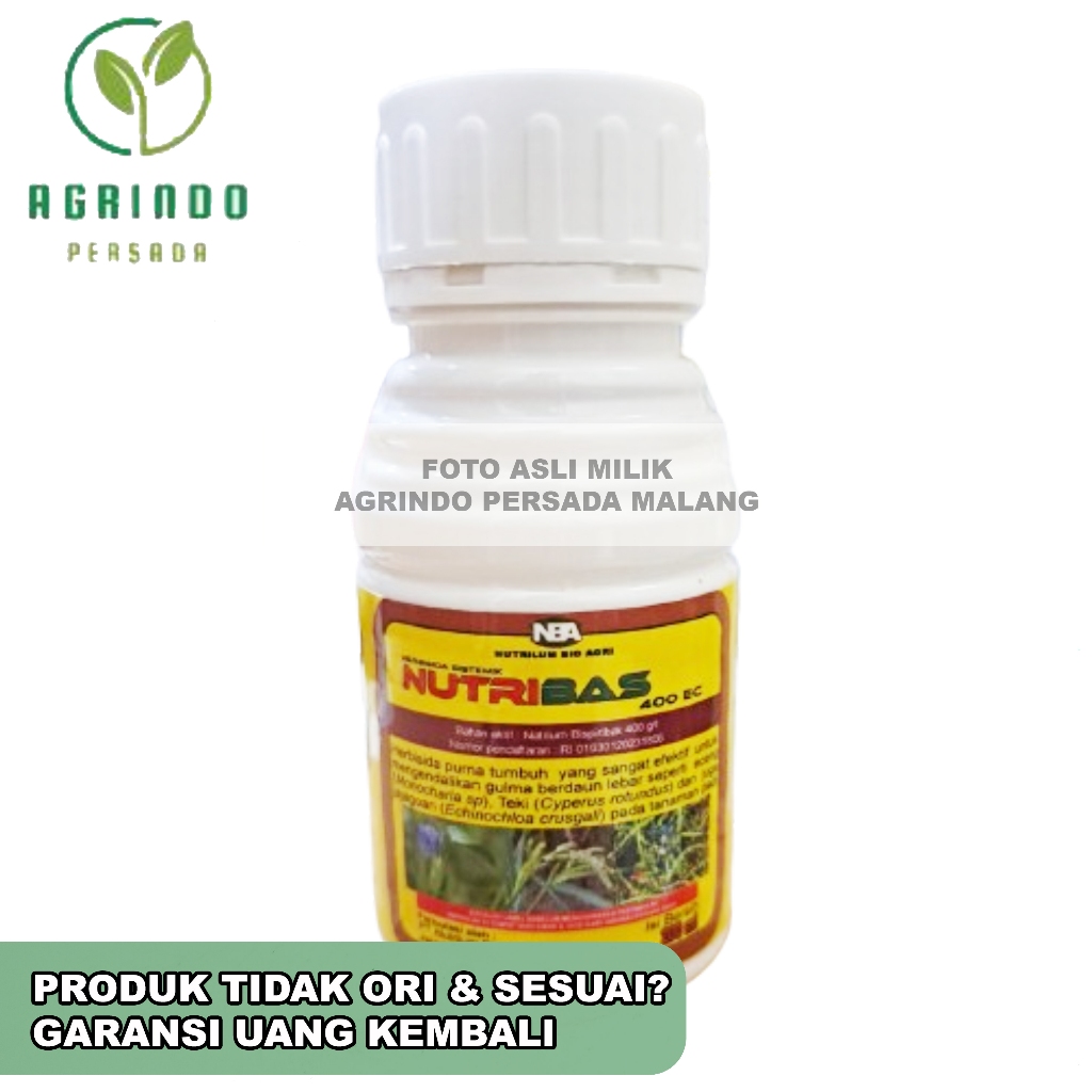 Jual Herbisida Nutribas 400SC 200ml Pembasmi Gulma pada Padi Herbisida ...