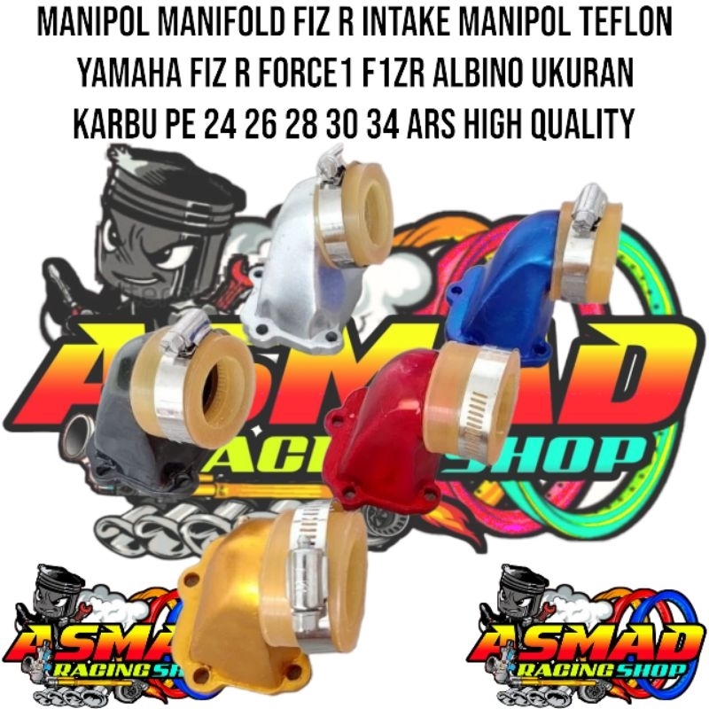 Jual Manipol manifold fiz r intake manipol teflon yamaha fiz r force1 f1zr albino ukuran karbu ...