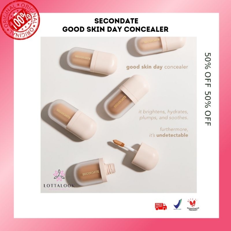 Jual Secondate Good Skin Day Concealer | Shopee Indonesia