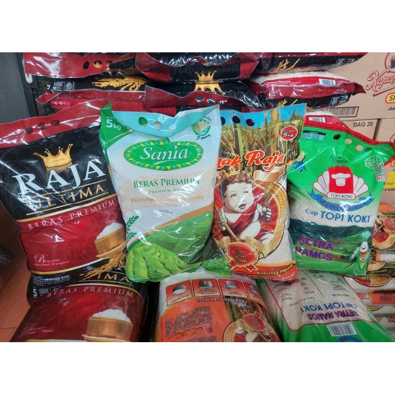 Jual BERAS KEMASAN PREMIUM 10 KG | Shopee Indonesia