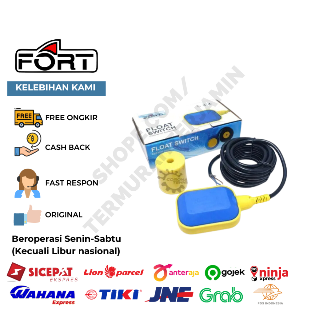 Jual Float Switch Radar Pelampung Pompa Air 5 Meter YXF-A FORT | Shopee ...
