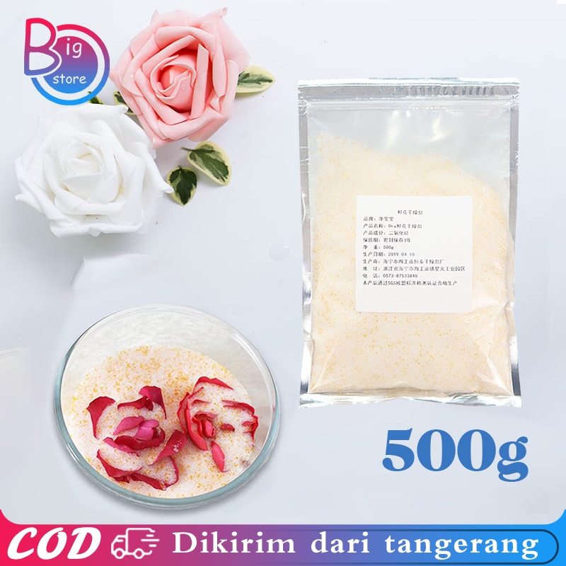 Jual 500gr Pengawet Bunga Segar Reusable Silica Gel Powder Reusable ...