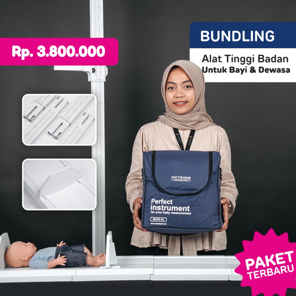 Jual Paket Antropometri - Stadiometer/Alat Ukur Tinggi Badan/Tinggi ...