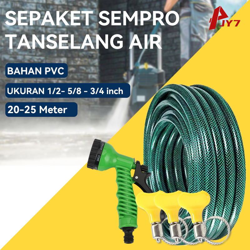 Jual SEPAKET SEMPROTAN SELANG AIR 20 25 METER TAMAN KEBUN HIJAU ANTI ...