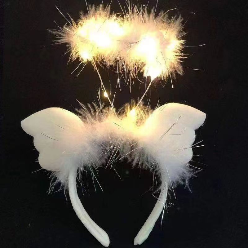 Jual Bando Malaikat Led Angel Headband Glow In The Dark | Shopee Indonesia