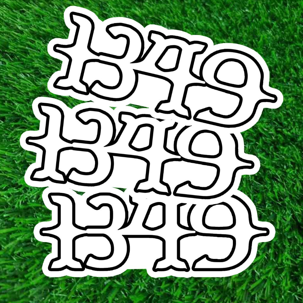 Jual Stiker 1349 Logo - Sticker Band Black Metal - Stiker Cutting ...