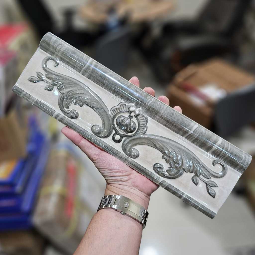 Jual List Keramik / listello / list keramik dinding Crystal 9x30 cm ...